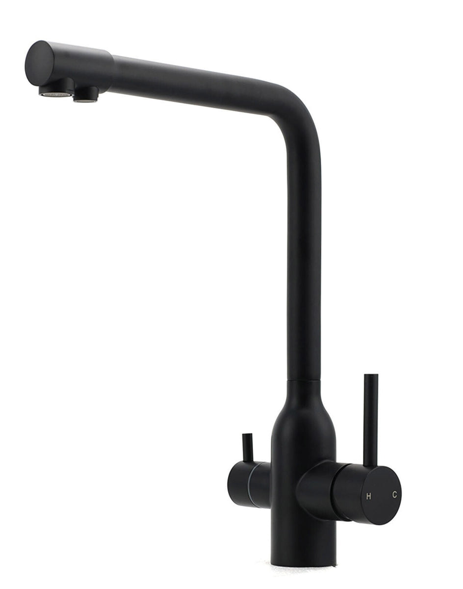 Eva 3 Way Kitchen Sink Mixer - Matt Black – The Tapware Outlet