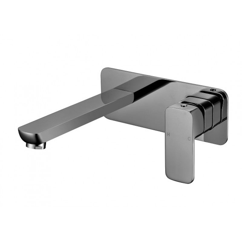 Eva Wall Mixer & Spout Combination - Gunmetal – The Tapware Outlet