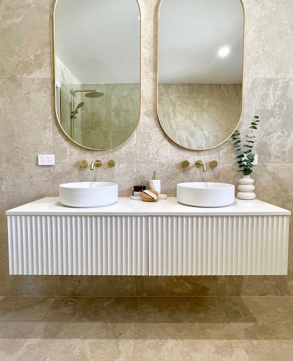 Talia Counter Top Vanity Basin - Matt White – The Tapware Outlet