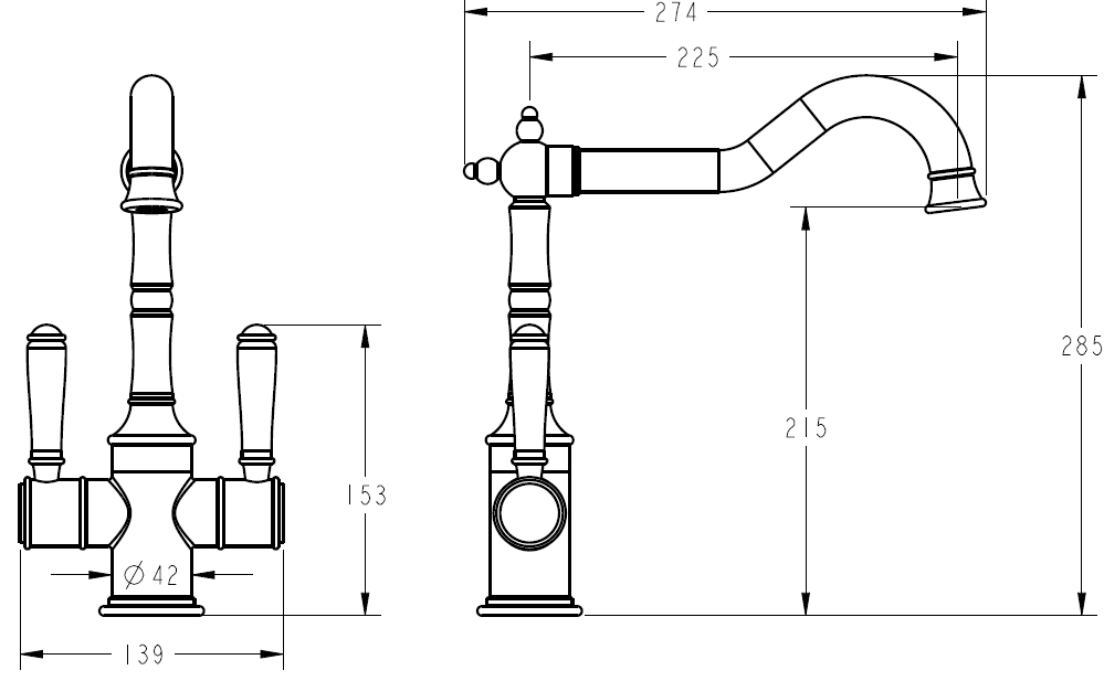 Birmingham Dual Kitchen Sink Mixer - Chrome – The Tapware Outlet