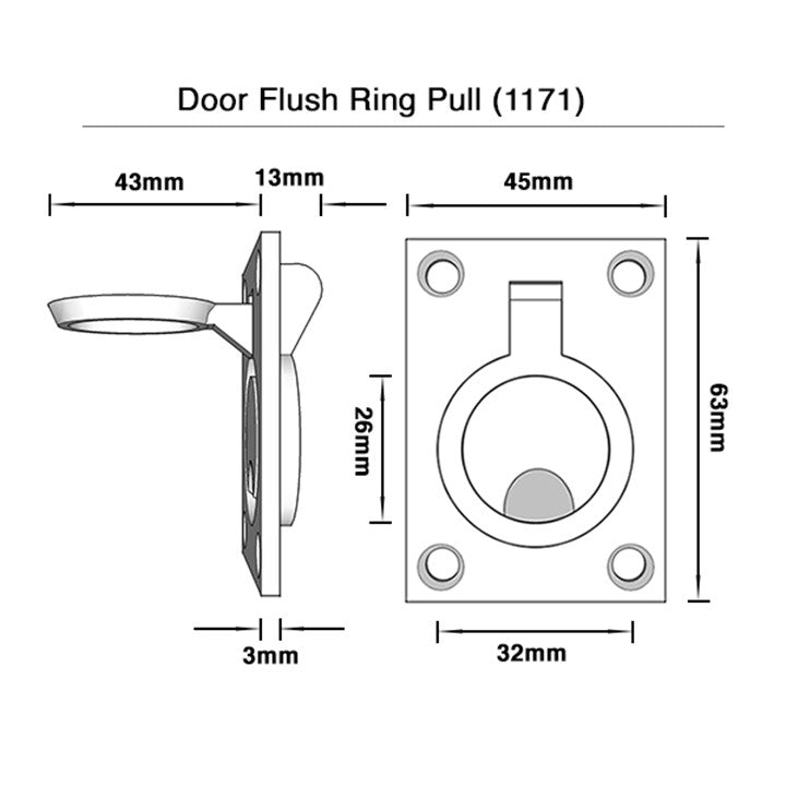 Stainless Steel Door Ring Pull – The Tapware Outlet