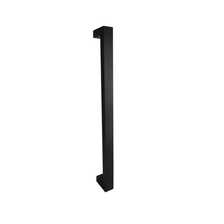 Single Matt Black Entry Door Pull Handle 1200mm - Talia Series – The ...
