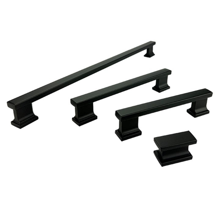 Classic Series kitchen Handles (96mm) - Matt Black Finish – The Tapware ...